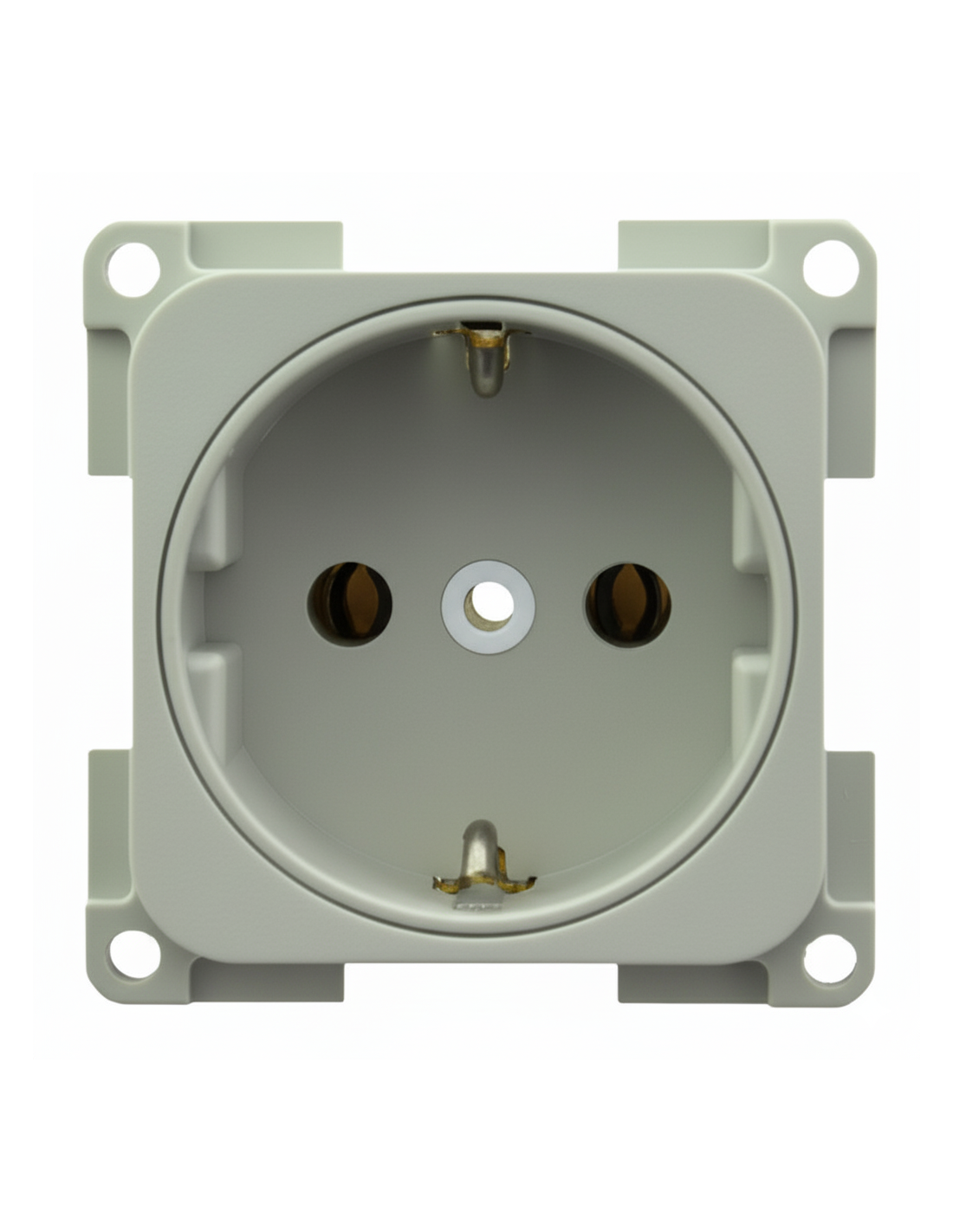 Enchufe Stuko 220V CBE Gris Claro | Electricidad