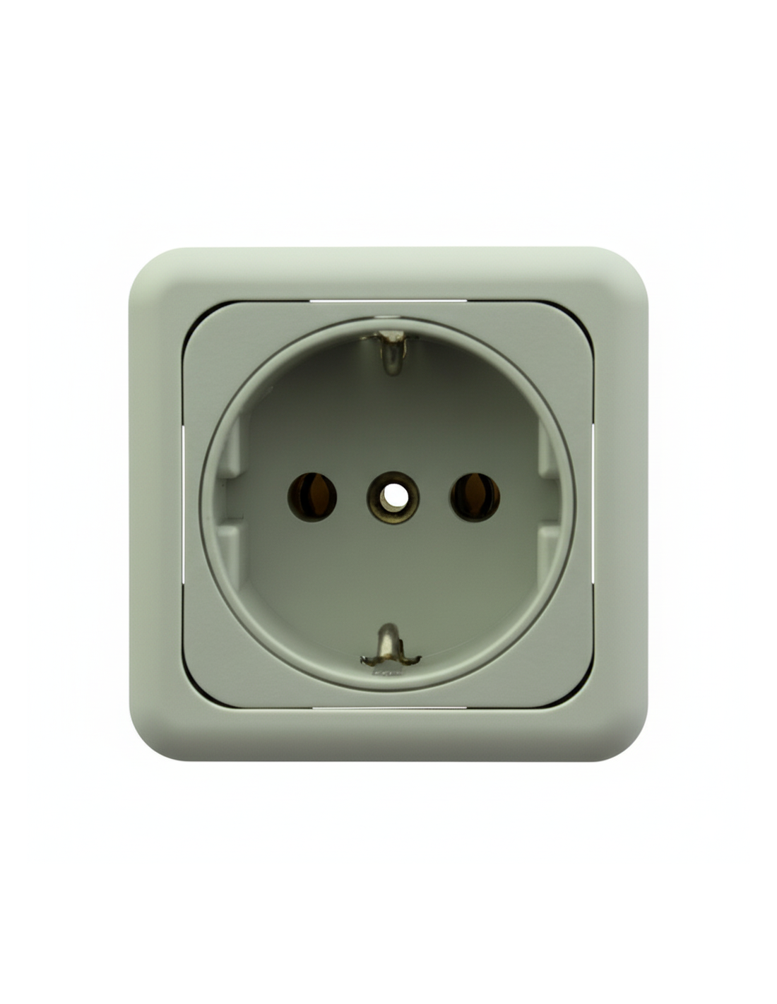 Enchufe Stuko 220V CBE Gris Claro | Electricidad